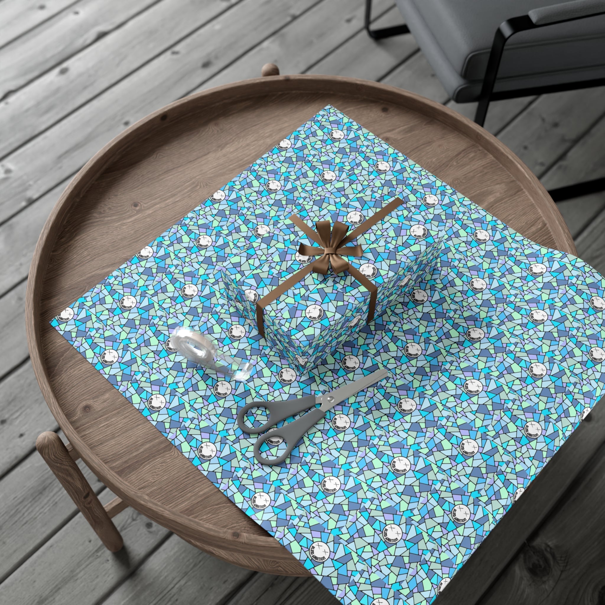 BLURRED VISION - BROKEN GLASS - OCEAN VIEW - Gift Wrap Papers – BLIND ...